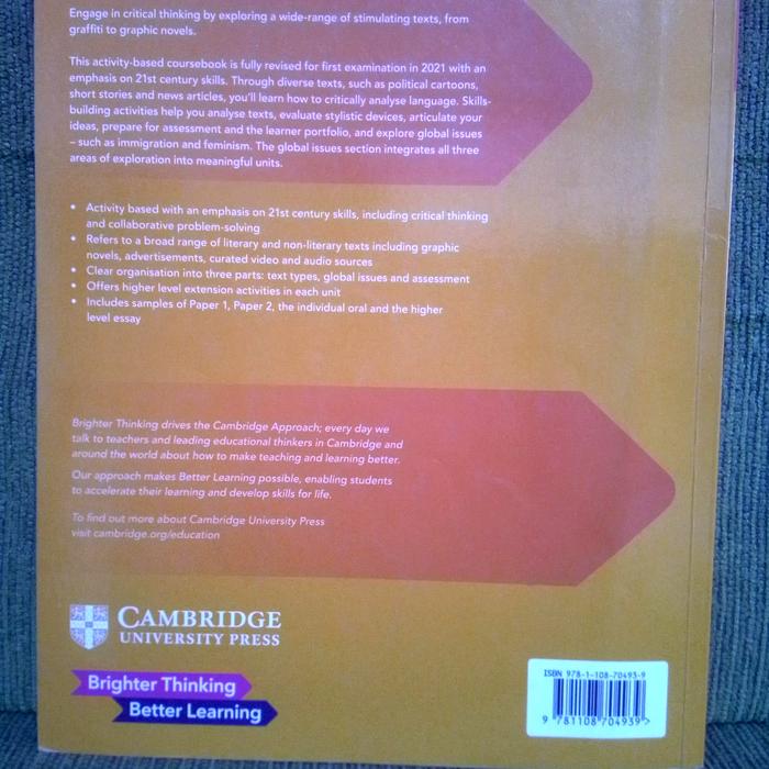 Jual Cambridge English A : Language And Literature Ib Diploma ...