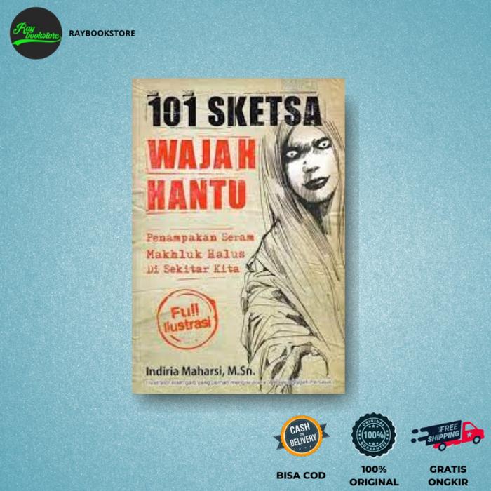 Jual 101 Sketsa Wajah Hantu Penampakan Seram Makhluk Halus di Sekitar ...