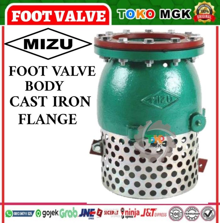 Jual FOOT VALVE MIZU DN450 18" FLANGE JIS10K - CAST IRON - Jakarta ...