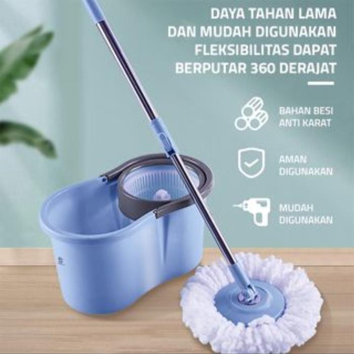 Jual Alat pel lantai ultra mop aclima/pel lantai spin mop/alat pel ...