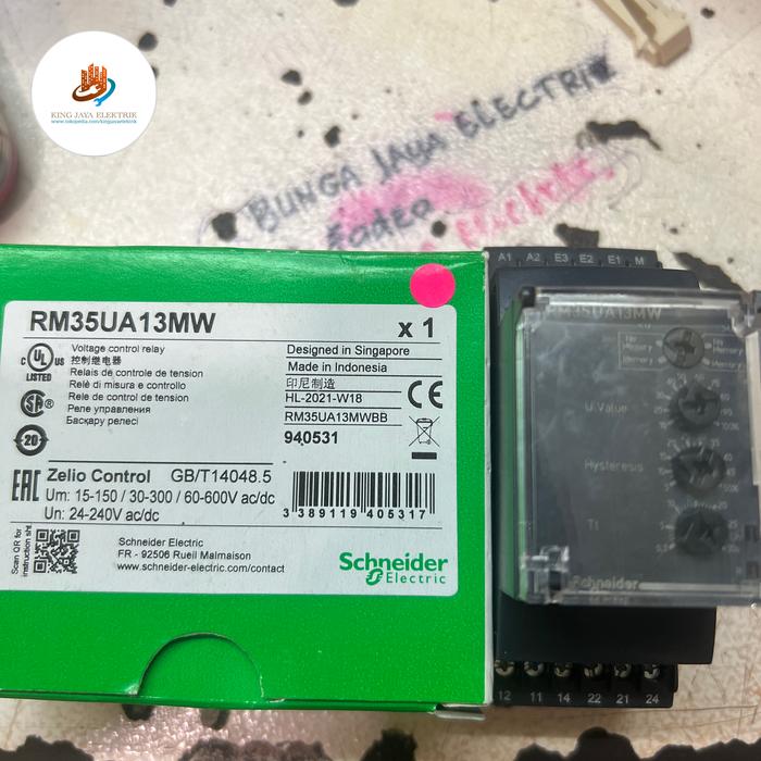 Jual Relay Proteksi Kontrol RM35UA13MW Schneider - Jakarta Pusat - King ...