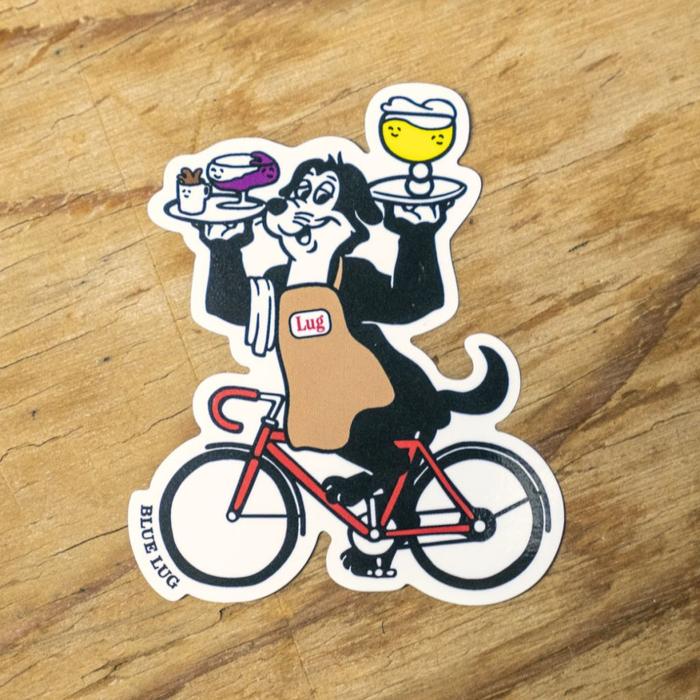 Jual BLUE LUG BLUELUG dog sticker (Red/ white) sticker sepeda - Kab ...