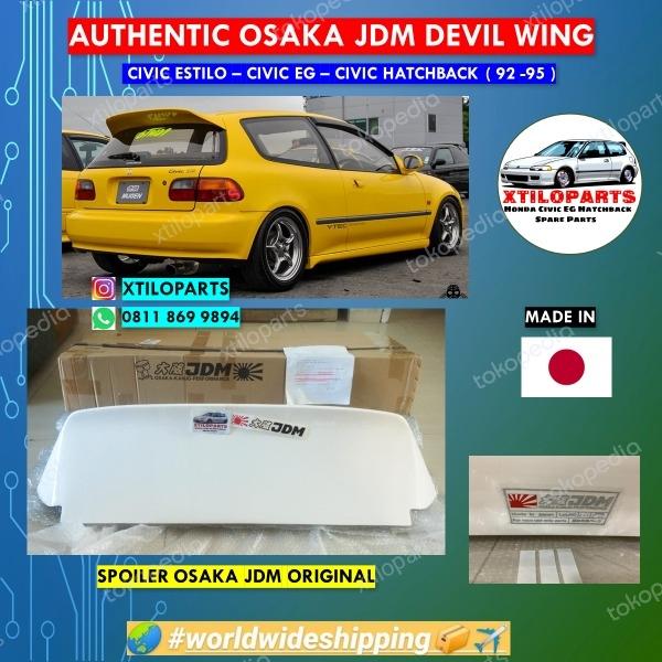 Jual NEW SPOILER OSAKA JDM DEVIL WING HONDA CIVIC ESTILO SR3 EG6 ...