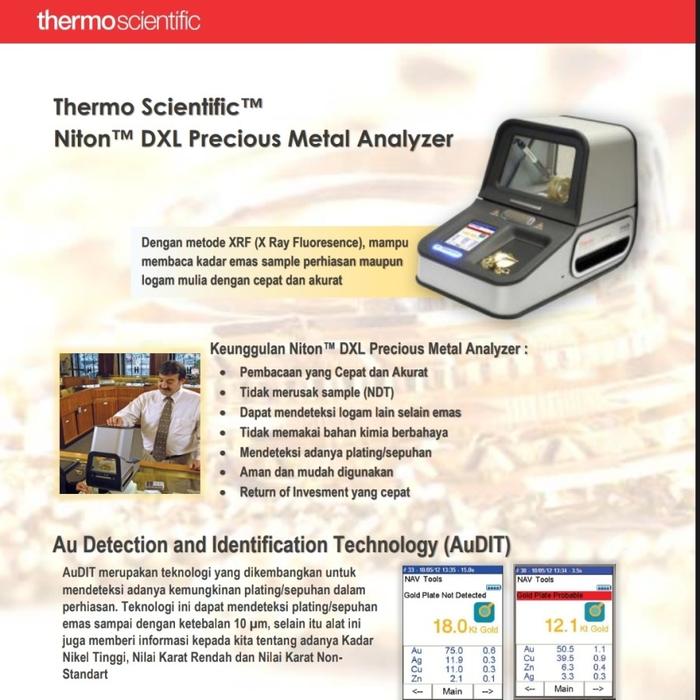 Jual XRF Kadar Emas Analyzer niton DXL - Kota Bandung - harumi indah ...