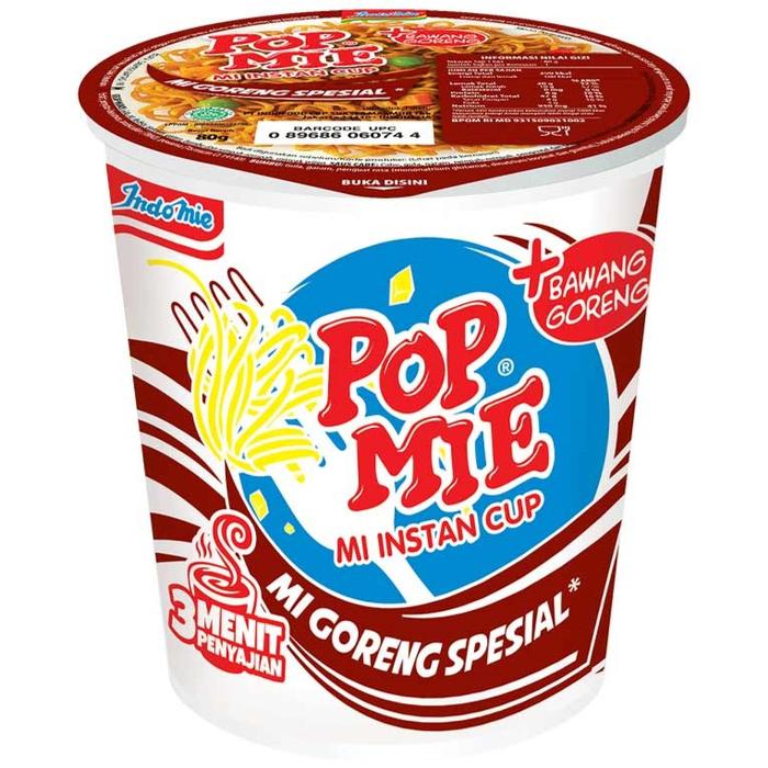 Jual POP MIE 75 GRAM KUAH GORENG AYAM BASO BAWANG KARI POPMIE DOWER ...