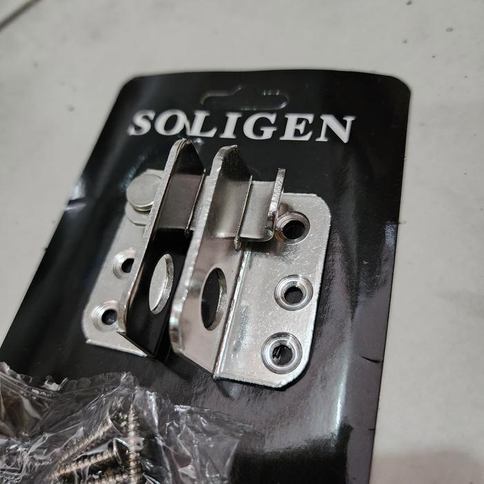 Jual slot pintu geser stainless/grendel pintu geser/overpal gembok ...