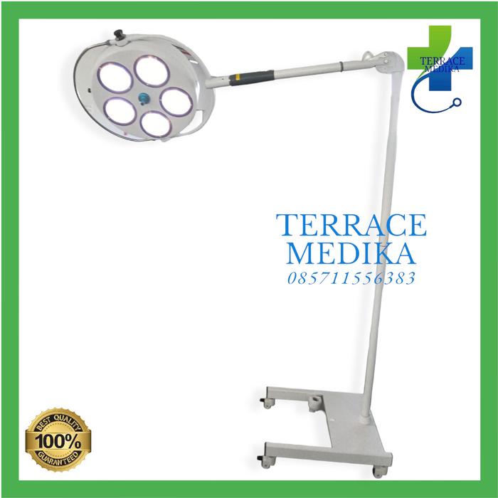 Jual lampu operasi bulb stand /mobile/operating lamp LED 5 bulb ...