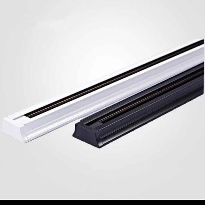 Jual Rel track rell trak lampu dekorasi 1m 1 meter lampu rel ...
