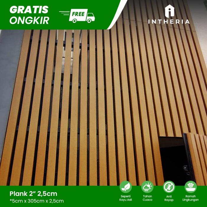 Jual Fasad Plank 2" 25mm Conwood / Kisi-kisi / Seindah Dinding Kayu ...