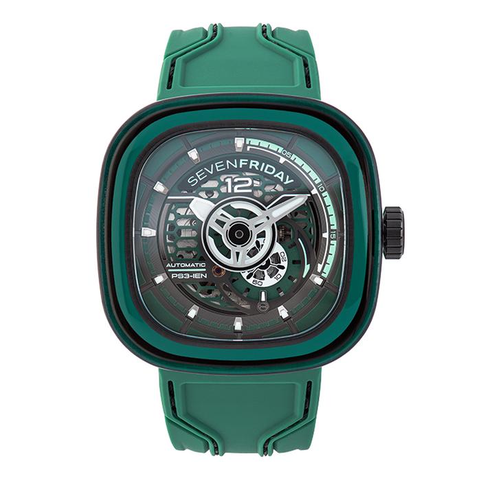 Promo SEVENFRIDAY PS3/05 Official Jam Tangan Automatic Skeleton Carbon ...