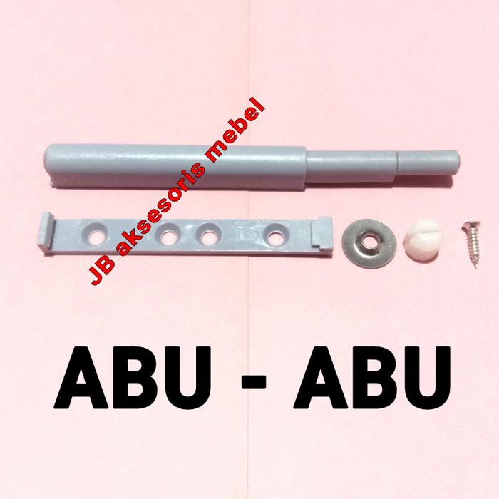 Jual MAGNIT PUSH TO OPEN PLASTIK ABU ABU PUTIH Merk HUBEN / MAGNET ...