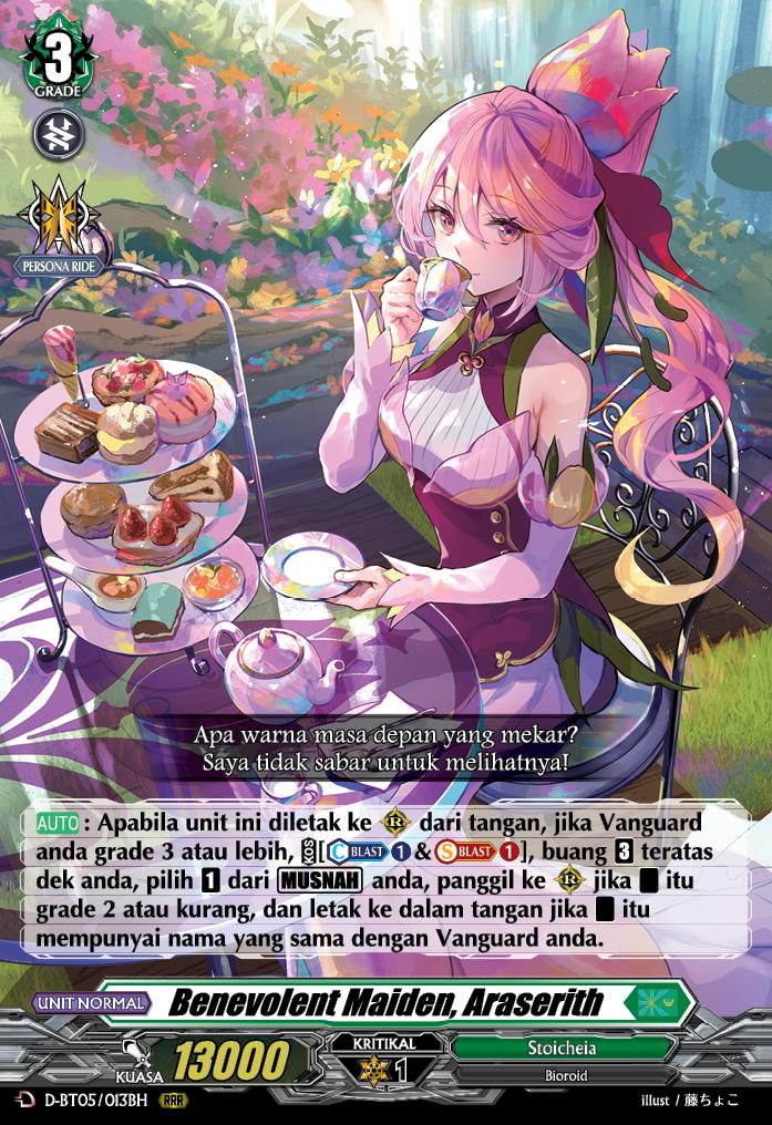 Jual Benevolent Maiden, Araserith (RRR) | D-BT05 | Bahasa Vanguard - Jakarta Barat - Carttu ...