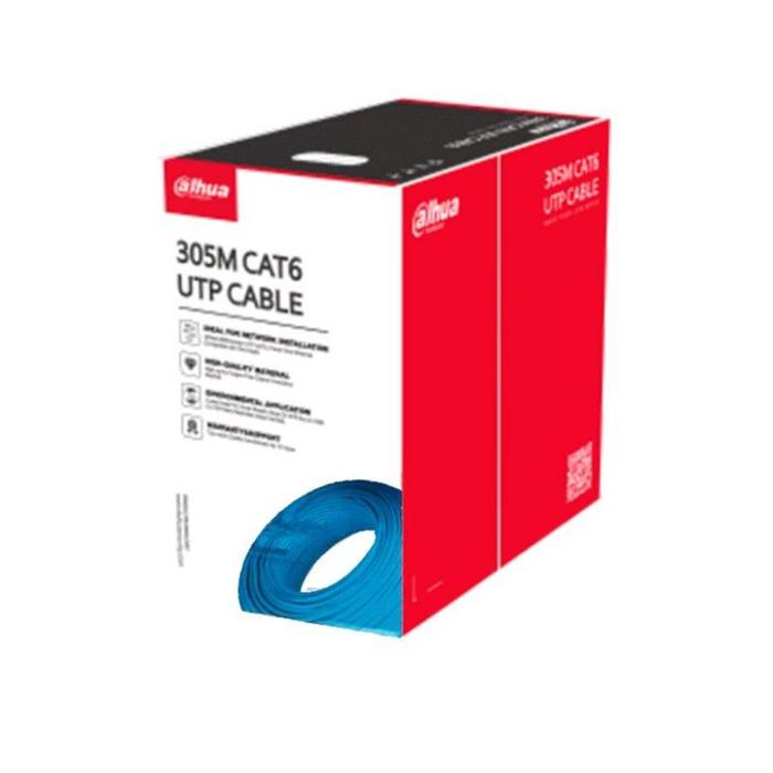 Jual Kabel LAN UTP IP Cat 6 DAHUA PFM922I-6UN-C V2 CCA 305M Orange ...
