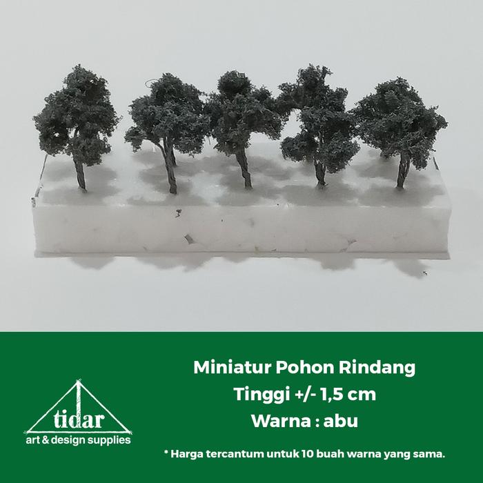 Jual MH - Miniatur Maket Pohon Cabang Tinggi 1,5 CM - Rindang ...