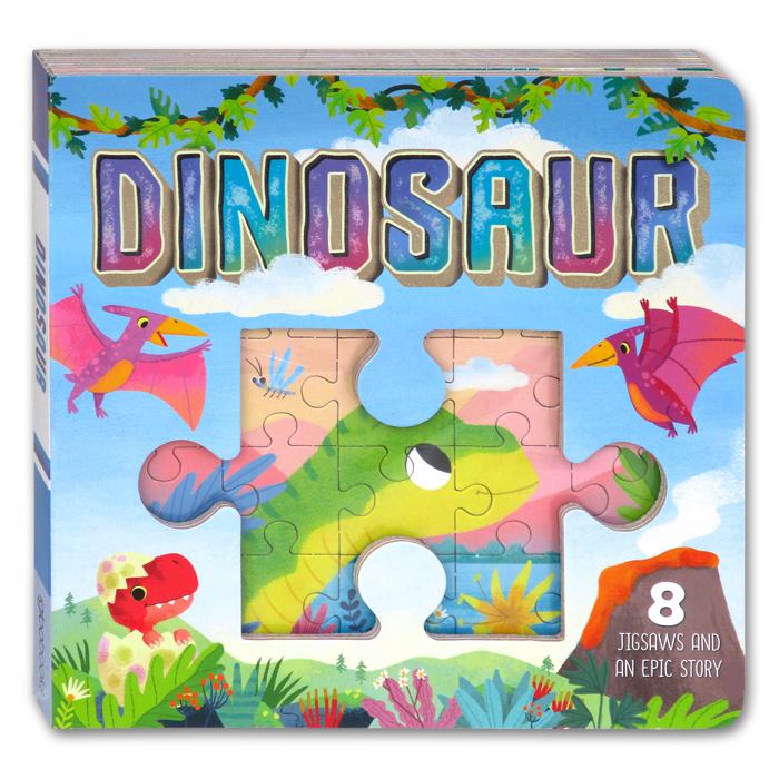 Jual Dinosaur Board Book with 8 Jigsaw and a Cute Story - Jakarta Utara - HappyBunnyBooks ...