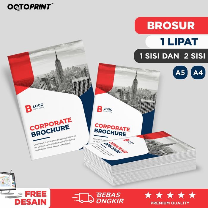 Jual Cetak Brosur | Flyer | Pamflet | 1 Rim Art Paper A4 & A5 ...