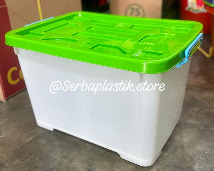 Promo container box 95 ltr putih / kotak penyimpanan serbaguna / kotak ...