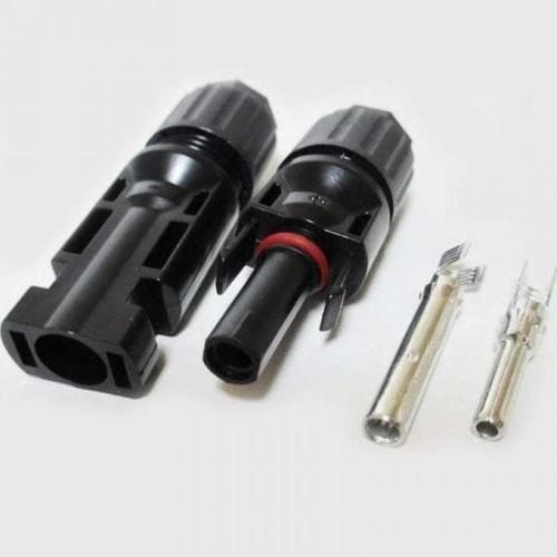 Jual MC4 Connector Socket MC4 Set Female Male solar panel with copper ...