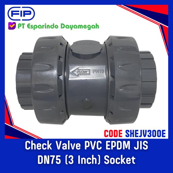 Promo Check Valve 3 Inch PVC untuk Kolam Renang Merk FIP Made in Italy ...