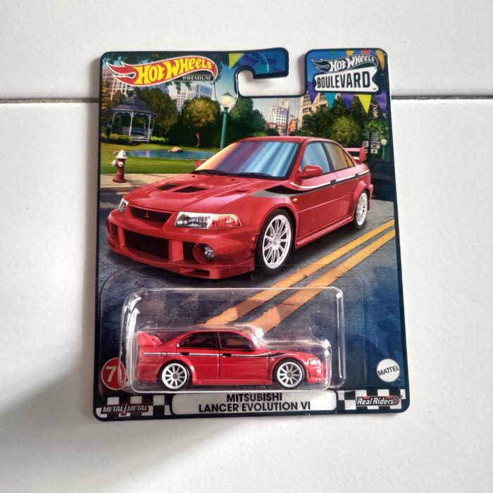Jual Hot Wheels Mitsubishi Lancer Evolution VI Merah Boulevard - Kab ...