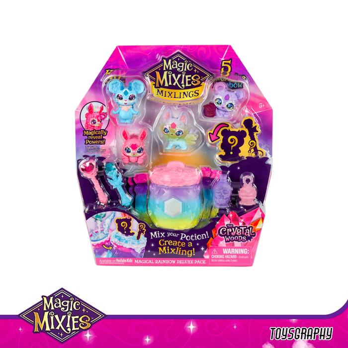 Jual Magic Mixies Mixlings Magical Rainbow Deluxe Pack The Crystal ...