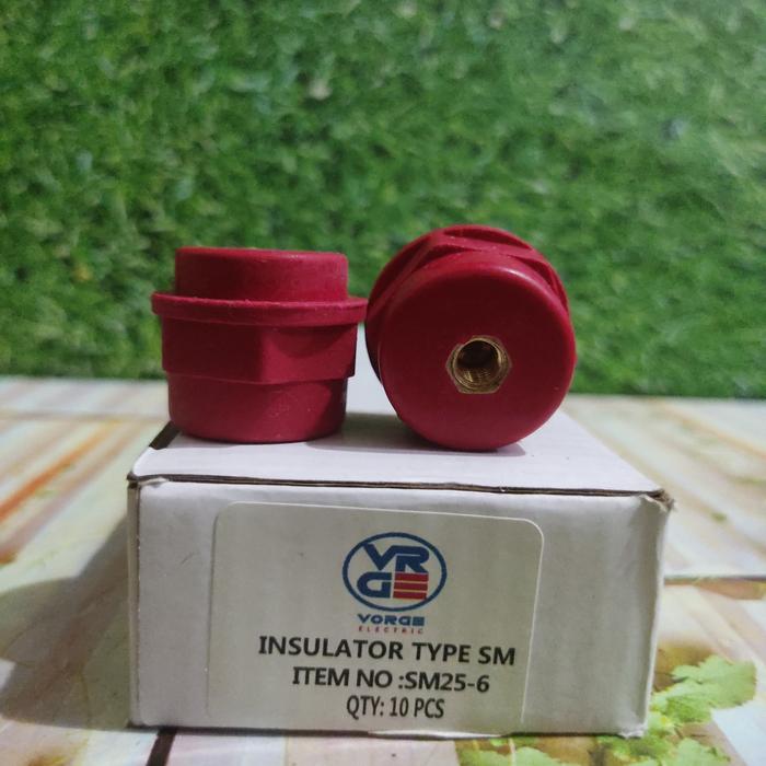 Jual Isolator Type SM 25-6 Merah Gaitor Panel sm25-6 dudukan busbar fort - Jakarta Barat - Buana ...