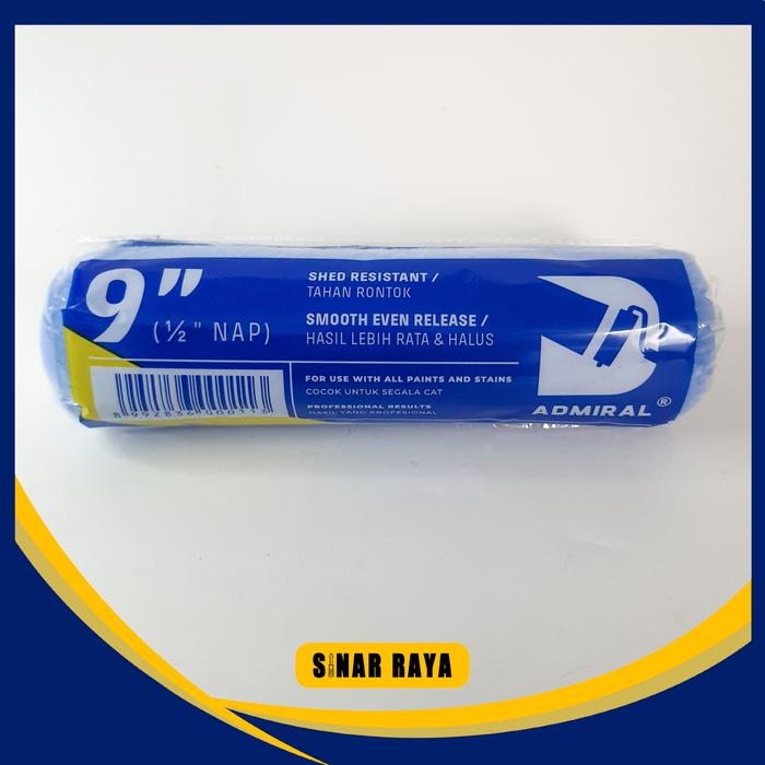 Jual Refill Roll Cat 9 inch / Bulu Roll rol Admiral 9 inch / Kuas ...