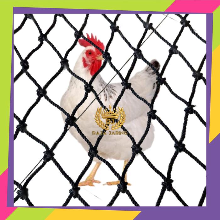Jual jaring pe uk D6/ 2 inchi untuk kandang ayam / bebek.untuk 1mx10m ...