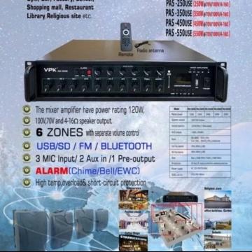 Jual AMPLIFIER VPK PAS 120 USE AMPLI VPK 120USE 6ZONES 120WATT ...