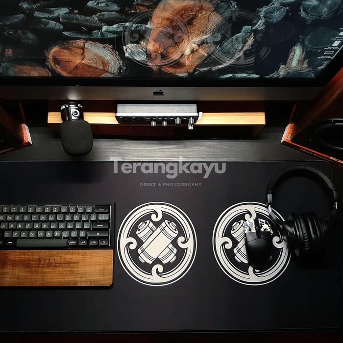 Jual Wrist Pad Pro By Teka/arm Rest Keyboard - Free Laser Nama (kayu ...