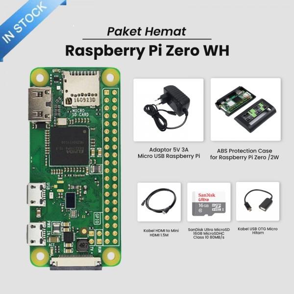 Jual Paket Raspberry Pi Zero WH - Kota Bekasi - DigiWare Store Bekasi | Tokopedia