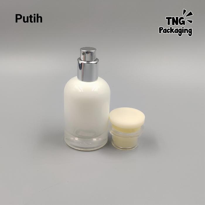 Jual Botol Spray Kaca 30ml Botol Parfum Kaca Warna Warni 30 ml - Putih ...