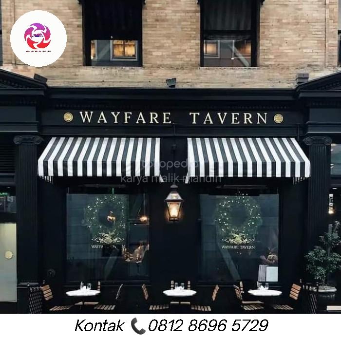 Jual kanopi kain awning | kanopi kain waterproof | Canopy cafe ...