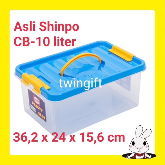 Jual Container/Kontainer Box Serbaguna 10 Liter, Asli Shinpo, CB-10 ...
