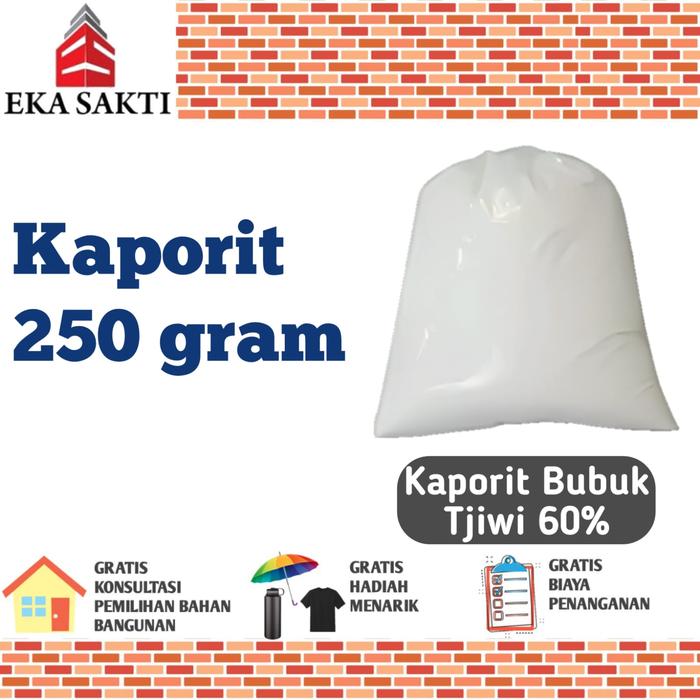 Jual Kaporit Tjiwi Kimia Bubuk/Calcium Hypochlorite Powder 250 gram ...