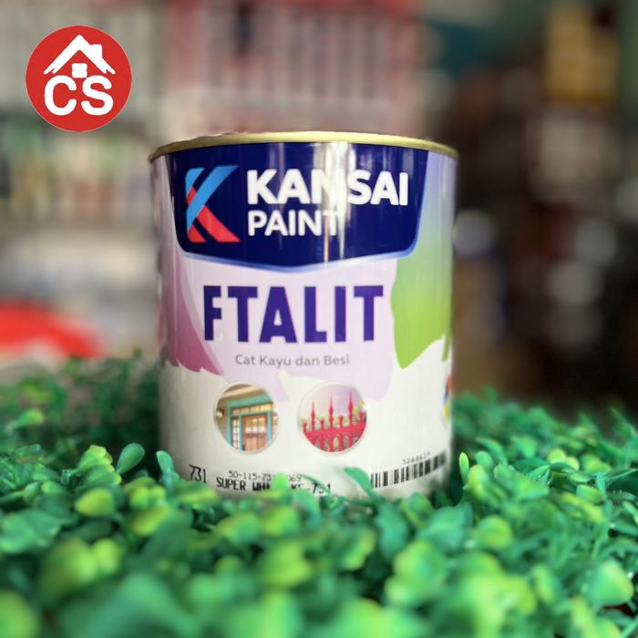 Jual Ftalit Cat Kayu dan Besi dari Kansai paint 1kg - Putih - Jakarta ...