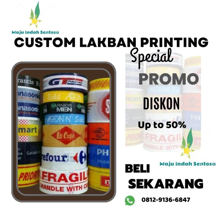 Jual lakban printing custom - Kota Tangerang Selatan - majuindahsentosa ...