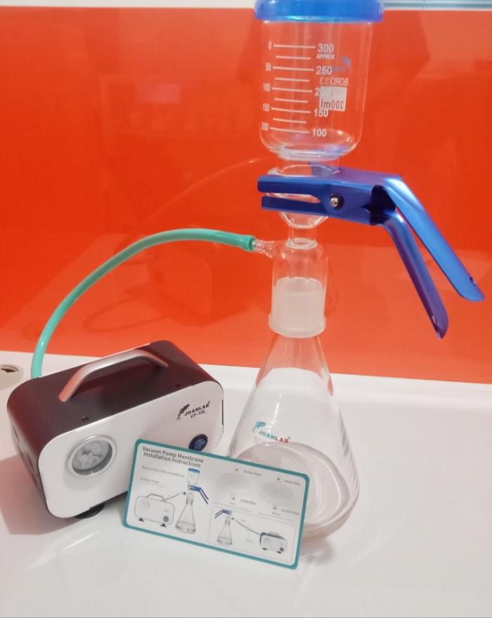 Promo Set Complete Laboratory Vacuum Filtration with Vacuum Pump Joan ...