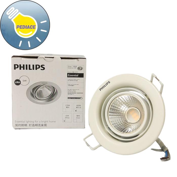Jual Lampu Downlight LED Spotlight 5W PHILIPS Recessed Spot Pomeron ...