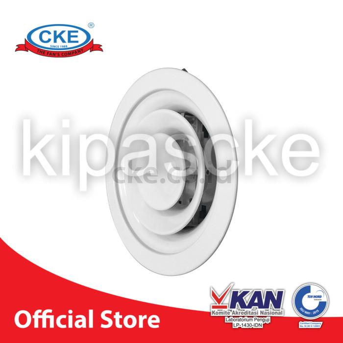 Jual Round Diffuser Ac 14 Inch Putih Diffuser Bulat Grill Plafon ...