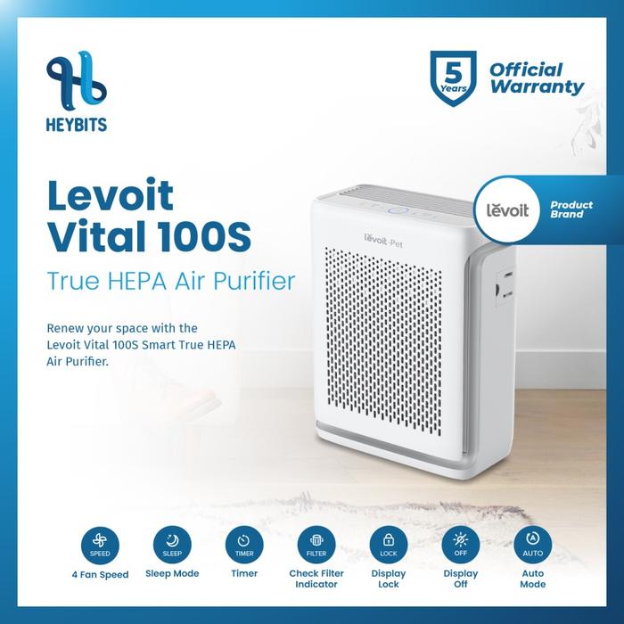 Jual Levoit Vital 100S / 200S Pet Care Smart True HEPA Air Purifier USA ...