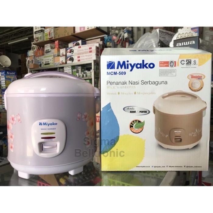 Jual Magic com Miyako MCM-509. 3in1 penanak nasi, penghangat, pengukus ...