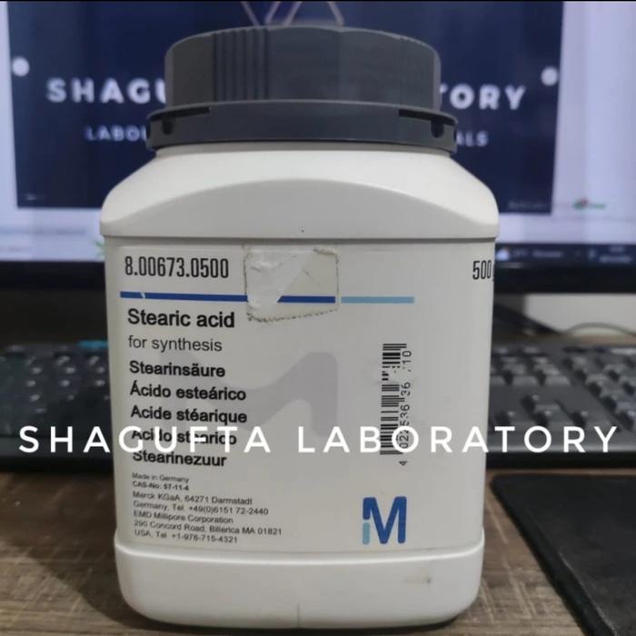 Jual STEARIC ACID 1GRAM M E R C K 800673 / ASAM STEARAT PRO ANALIS ...