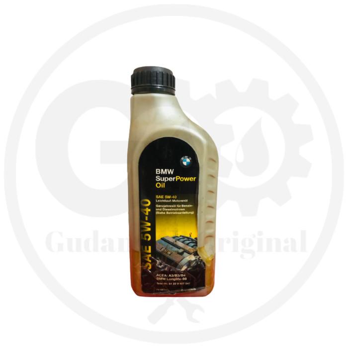 Jual Oli Mesin Mobil BMW Super Power Oil 5W40 1l Original - Kota ...