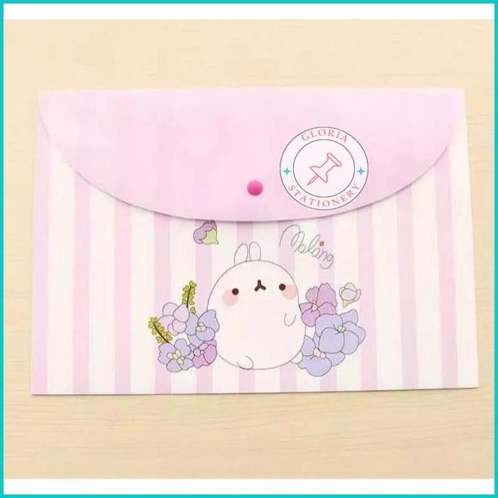 Jual SG Map Plastik A4 Karakter Kartun Lucu Map File Lucu Map Kancing ...