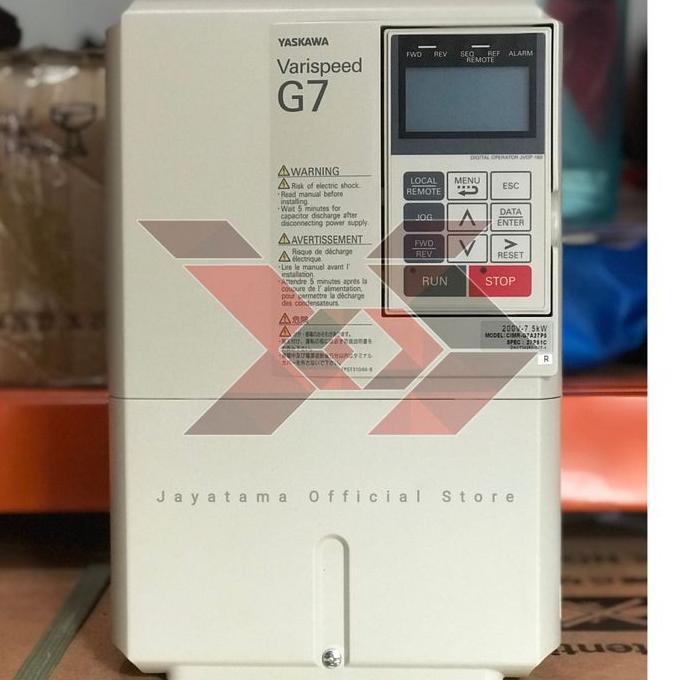 Jual Ac Inverter Yaskawa Varispeed G7 Type: Cimr-G7A27P5 7,5Kw, 200V ...
