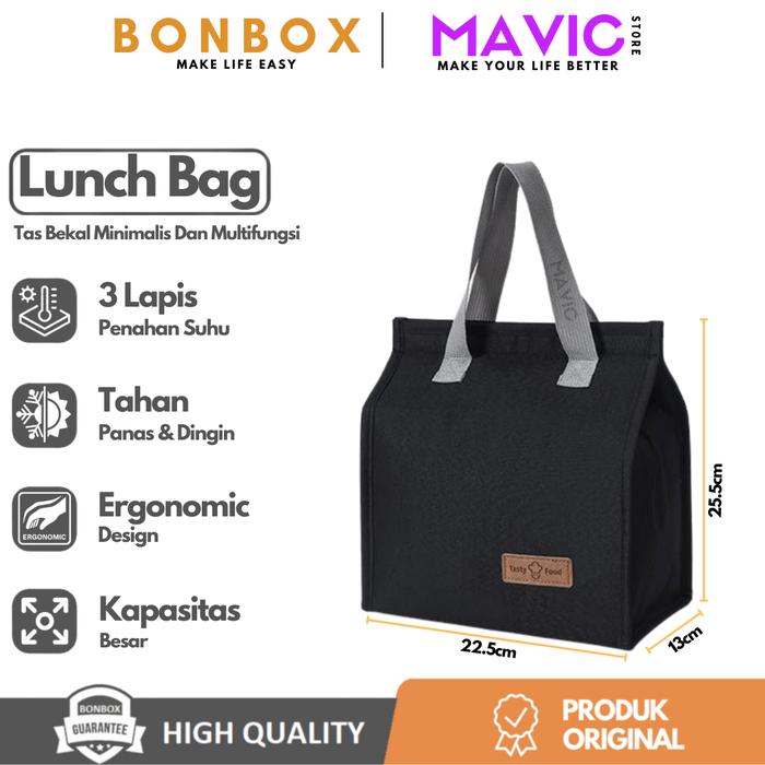 Promo BONBOX BLB30 Portable Tas Lunch Box Bag Tas Bekal Makan Tahan ...