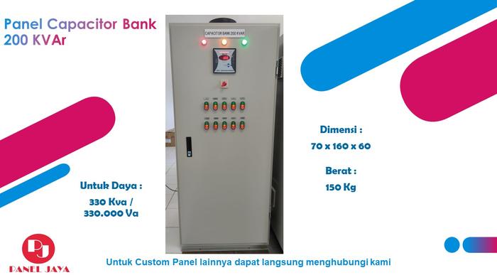Jual Panel Kapasitor Bank 200 KVAr 10 Step - Jakarta Barat - Panel Jaya Electric | Tokopedia