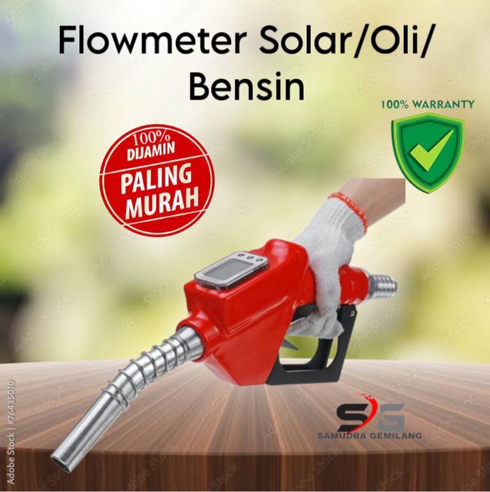Jual nozzle solar gun Digital Gun solar flus Flow meter Gun transfer ...