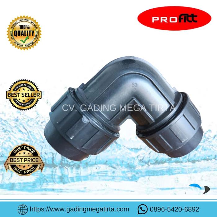 Jual Compression Fitting HDPE Elbow 50mm - Jakarta Timur - Gading Mega ...